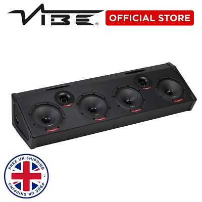 VIBE SLICKPROBOX 6.5" FULL RANGE SPEAKER BOX 1950 WATTS MAX STEREO CAR ...