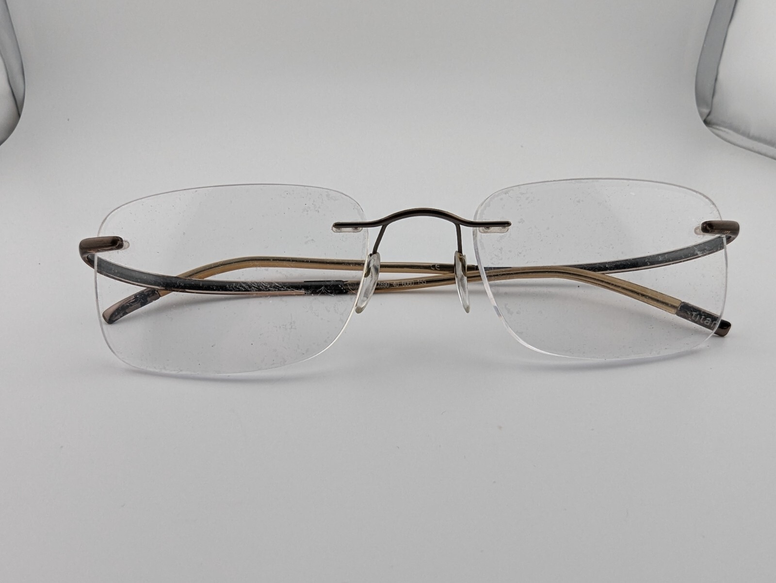 Silhouette Eyeglasses Frames Only, 7690 40 6060 155, Titanium, Brown | eBay