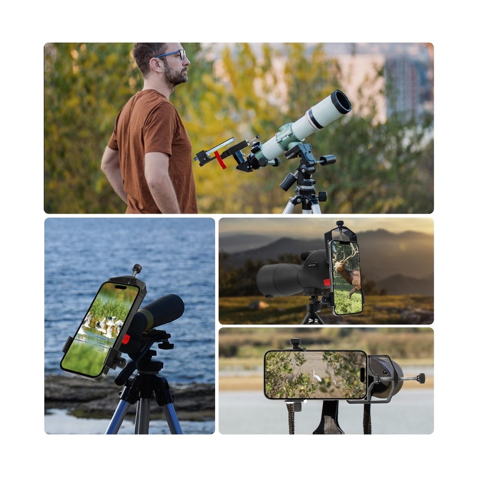 tridaptor - Universal Digiscoping Adapter | High-Precision Phone to ...