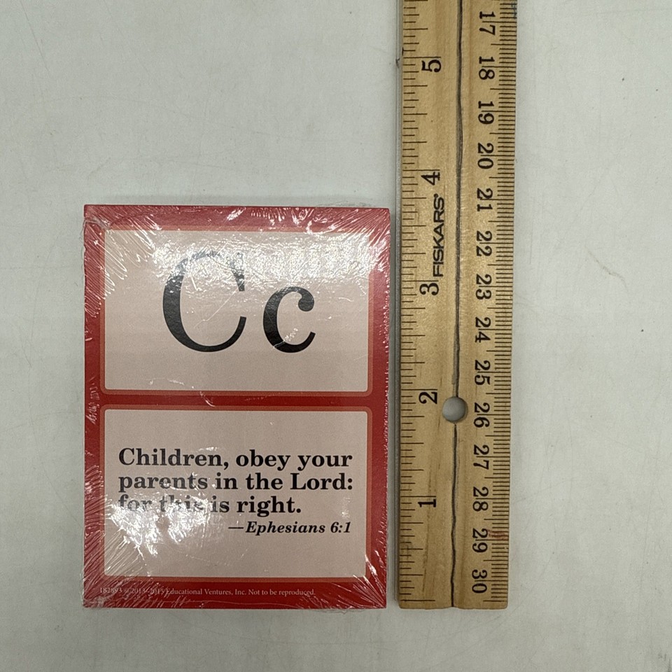 Abeka Mini Alphabet Flashcards & Mini ABC Bible Memory Cards K4, K5 ...