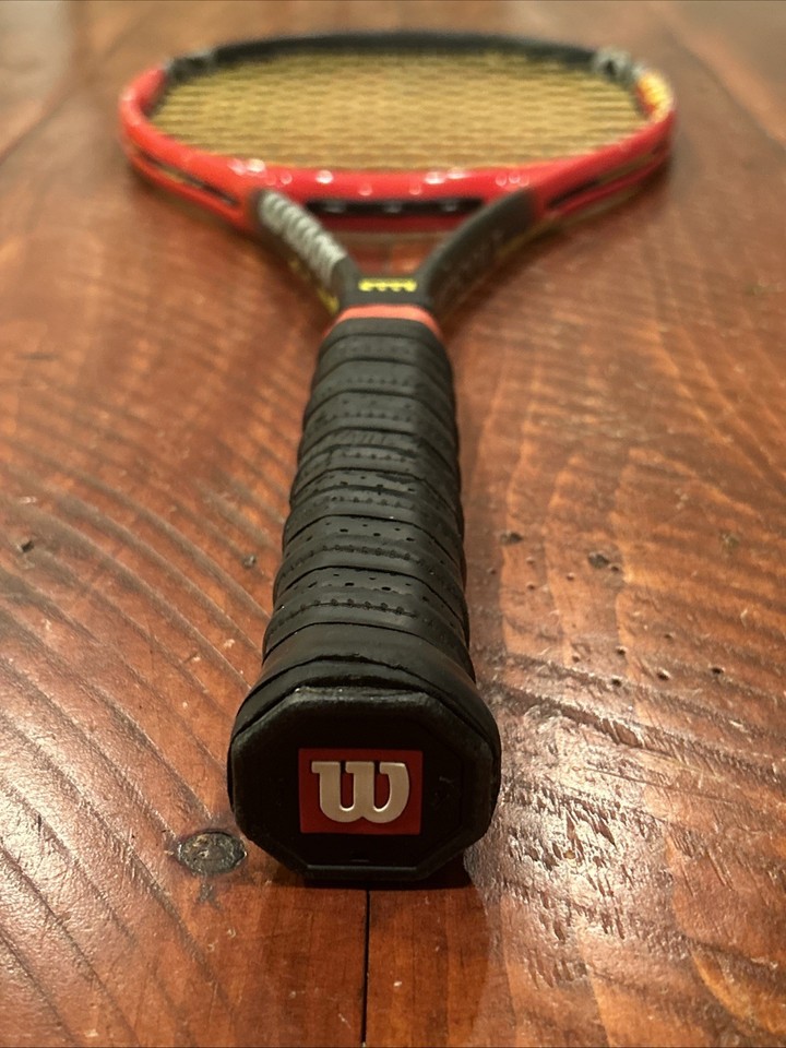 Wilson Hyper Pro Staff 6.1 Midplus 95 Tennis Racquet Hyper Carbon 4 3/8 ...