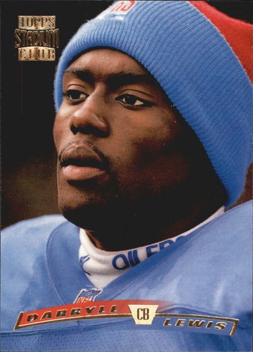 Darryll Lewis 1996 Topps Stadium Club Error No Name on Front / Foil #9 ...