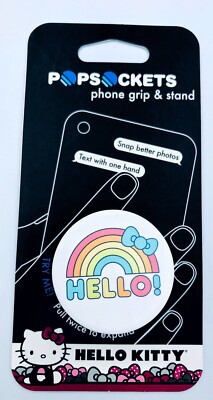 Authentic PopSockets Sanrio Hello Kitty Rainbow PopSocket Pop Socket ...