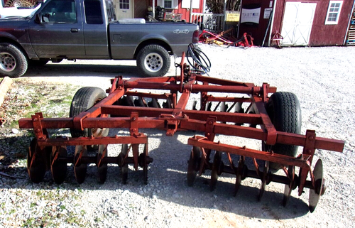Used MF 7 ft Wheel Disc Harrow on bearings***(FREE 1000 MILE DELIVERY ...