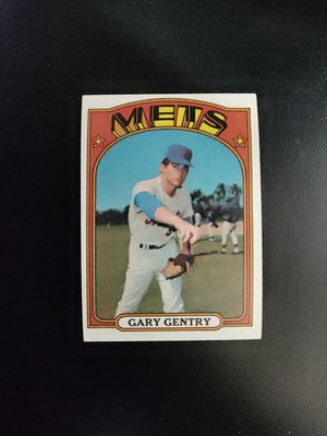 1972 Topps *** #105 Gary Gentry New York Mets Baseball Card vg free ...