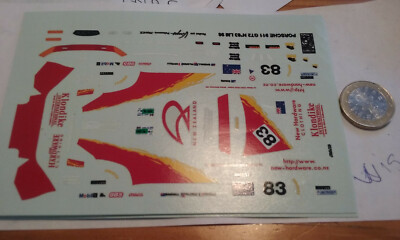 decals decalcomanie deco porsche 911 gt2 n83 lm le mans 1996 1/43 | eBay