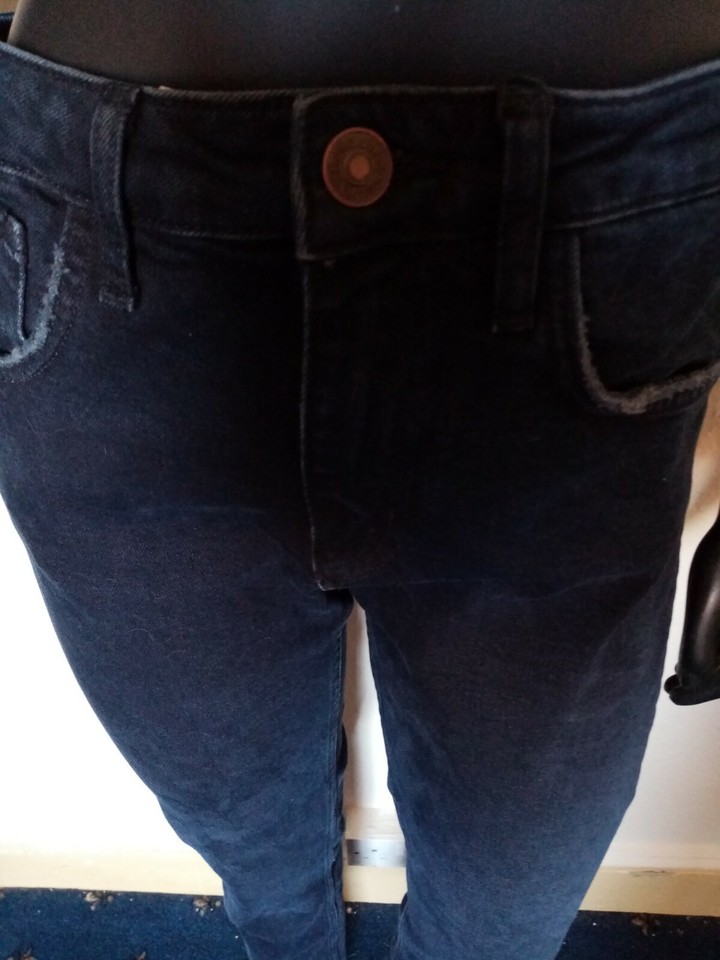 New Zara Dark Blue Jeans, size Uk 10/Eur 38 | eBay