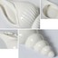 Sea Shell Conch Flower Vase Porcelain Craft Home Wedding Wall Decor Art ...