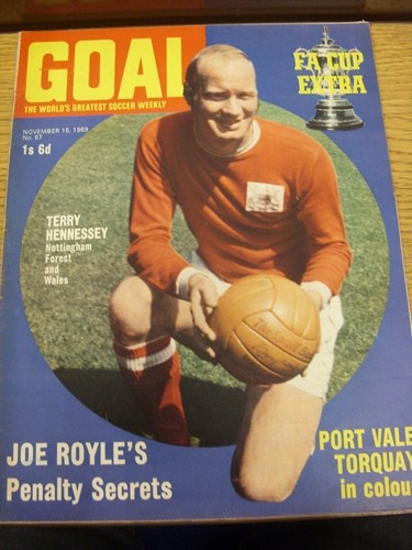 15/11/1969 Goal Soccer Weekly Magazine: No 067 - FA Cup Extra, Joe ...