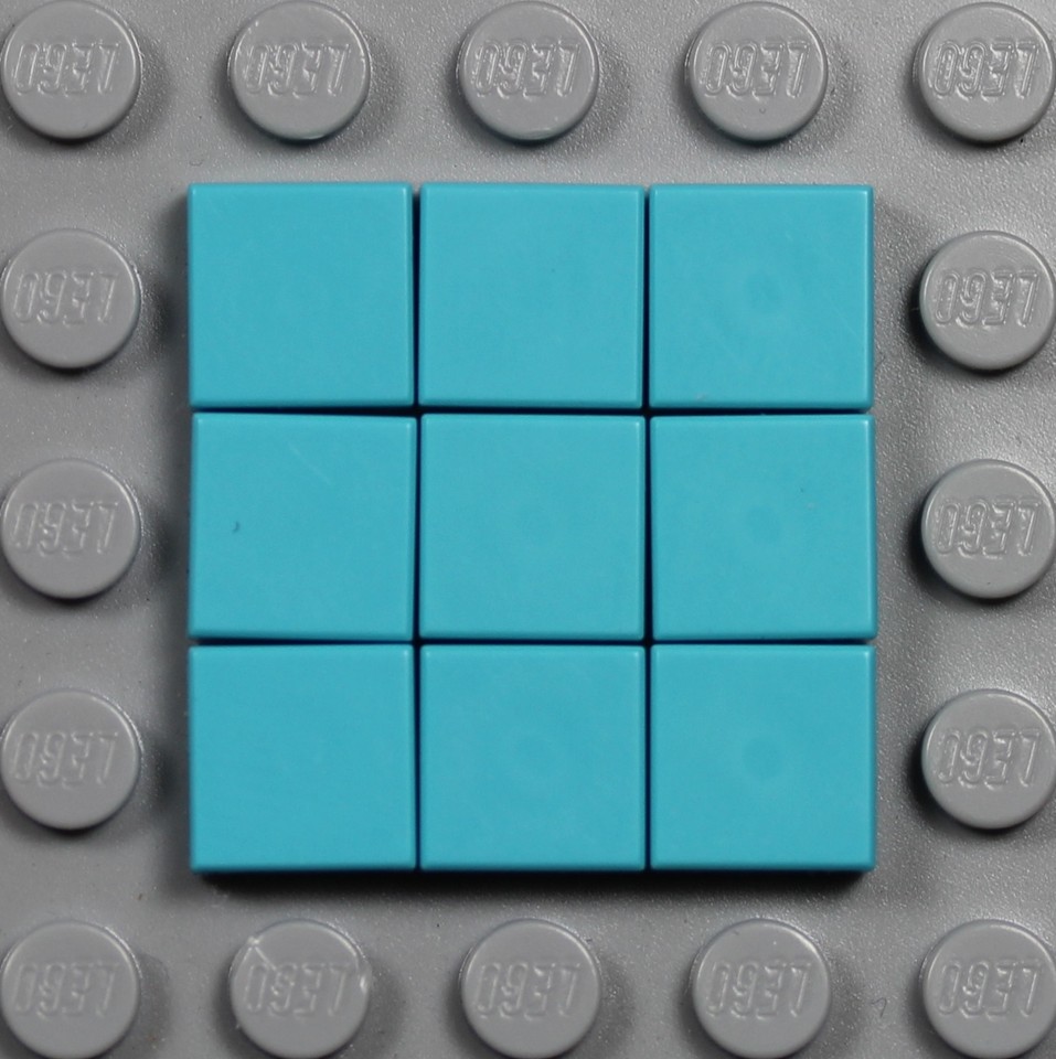 LEGO - 1x1 Square Tiles - PICK YOUR COLORS Smooth Finishing Flat Mosaic ...