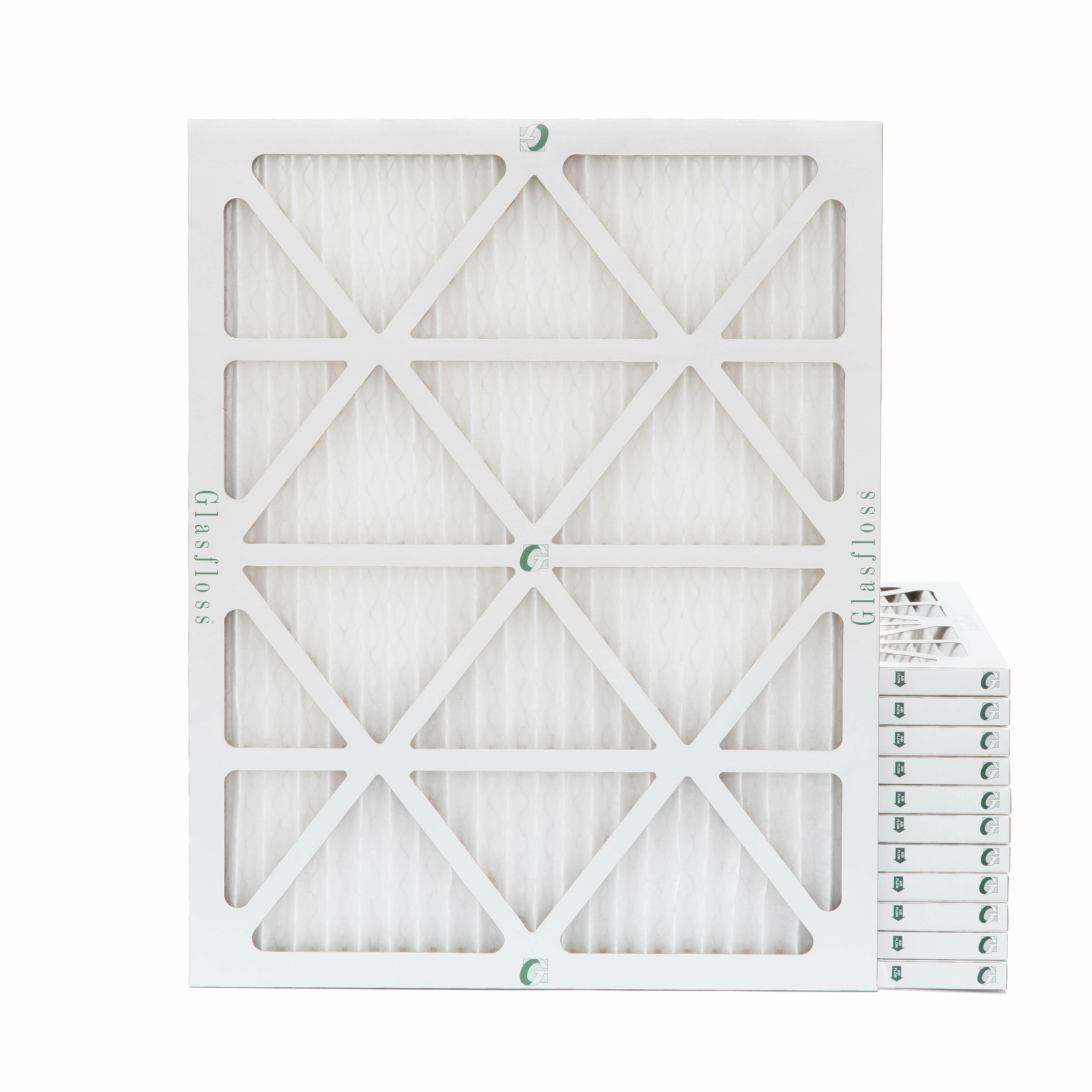 20x30x1 MERV 10 Pleated Air Filters. 12 PACK. Actual Size: 19-5/8 x 29 ...