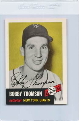 1991 Topps Archives #330 Bobby Thomson Giants Signed Auto *K236 | eBay