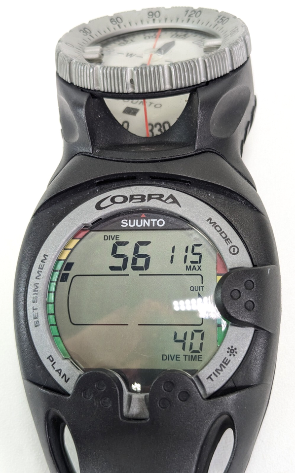 Suunto Cobra Air Integrated Scuba Dive Air & Nitrox Computer + Compass ...