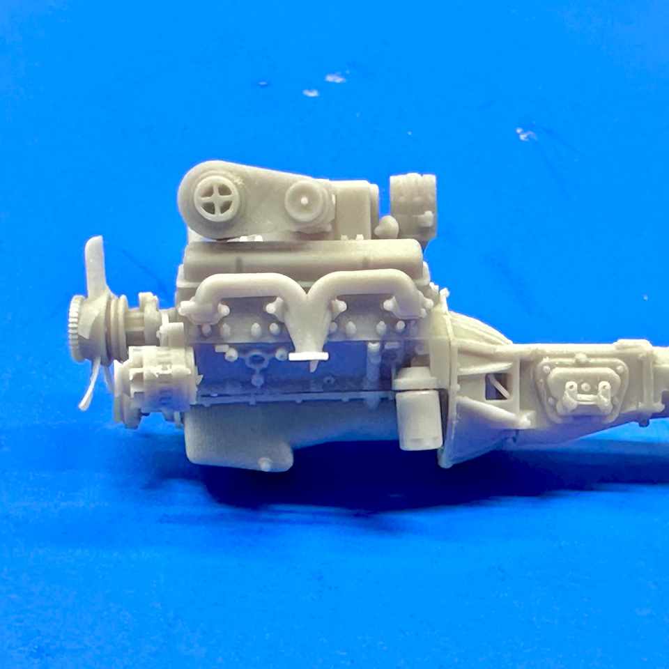 Chevy 327 Rochester RamJet SBC Small Block Engine 1/25 | eBay