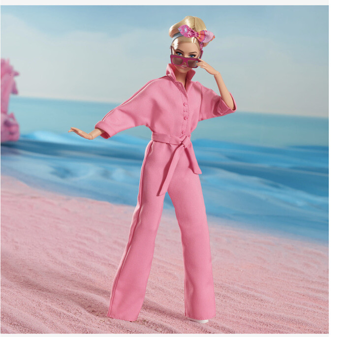 Barbie The Movie Signature Doll Margot Robbie as Barbie in Pink Power ...