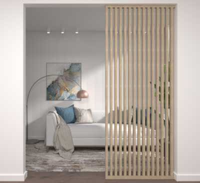 WBM Cre8 Slatted Room Divider - Oak Natural, 8 Pack | eBay UK