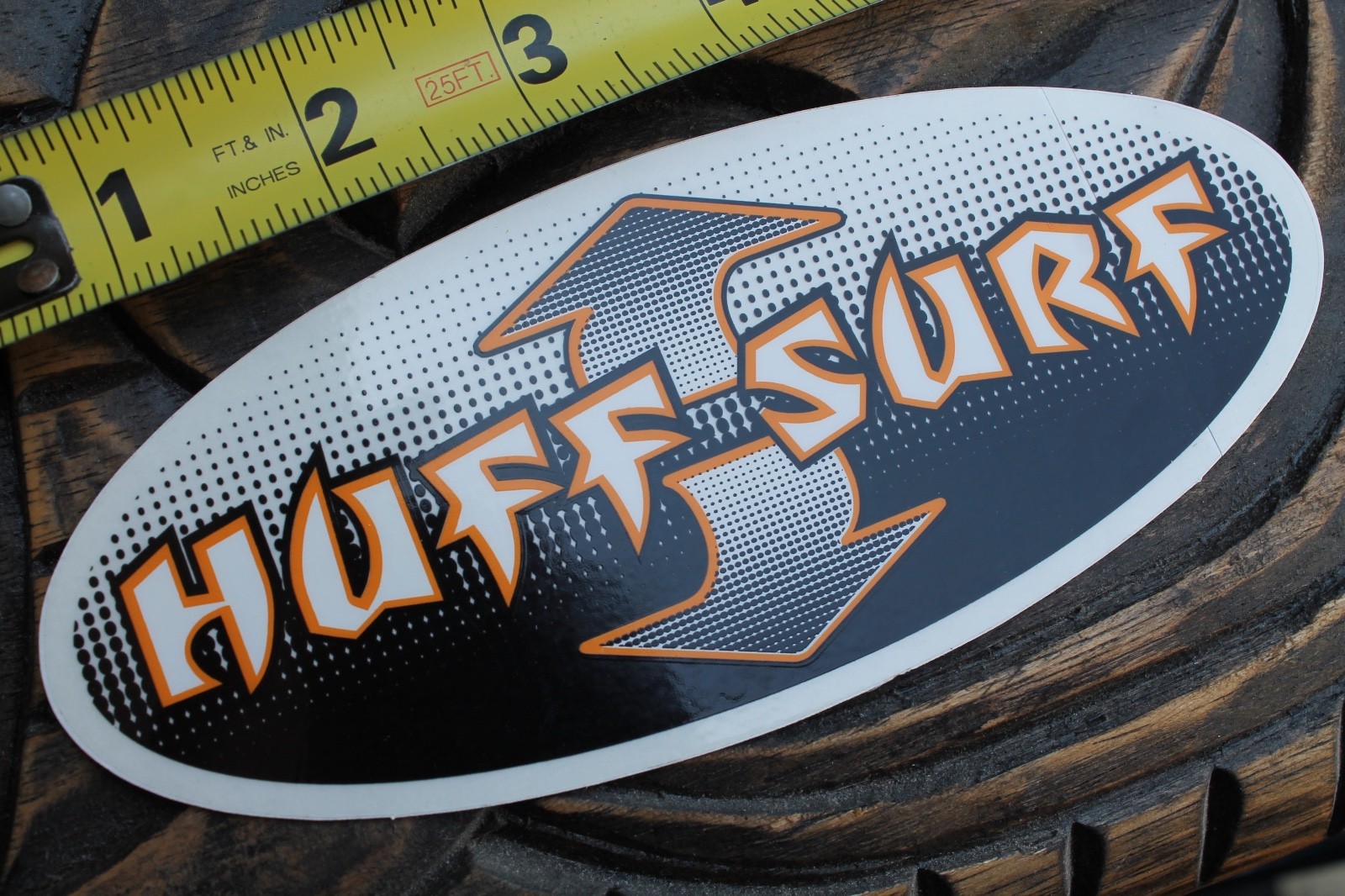 HUFF Surf Surfboards Skateboarding Clothing Vintage Surfing STICKER | eBay