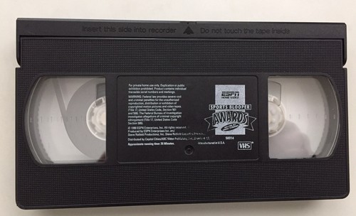 ESPN Home Video Sports Blooper Awards Hosted By Chris Berman VHS Tape ...