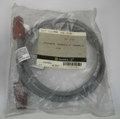 SQUARE D P2 POWER SUPPLY CABLE CLASS 8030 TYPE CC-20 74205 | eBay