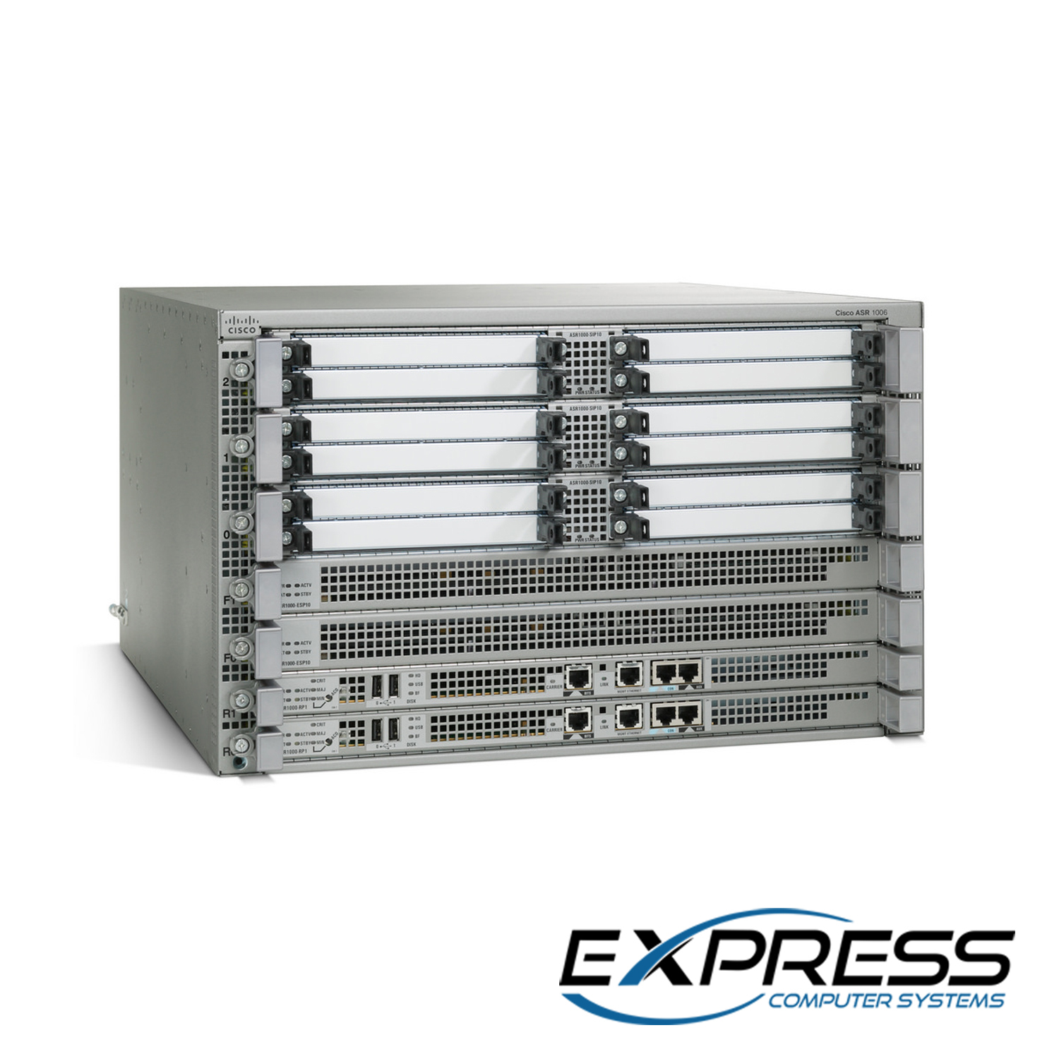 Cisco ASR1006 Aggregation Services Router Chassis w/ 2 x AC PWR SIP10 ...
