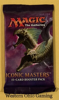 Magic The Gathering Iconic Masters Booster Pack NEW MTG TCG CCG Heroes ...