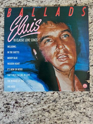 Elvis Presley - Ballads OG Vinyl LP, TelStar Records, Import, RARE/NM ...