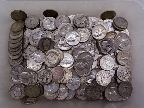 Antique United States Silver Quarter Collection Set 25 Cents Silver ...