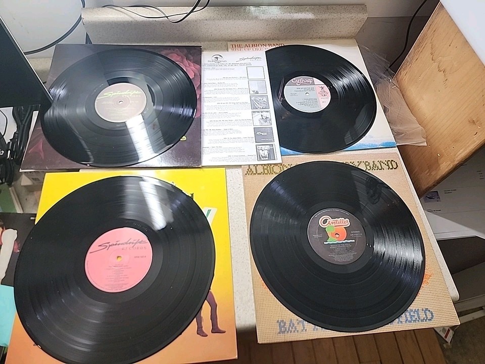 Albion Country Band 4 LP Lot Battle Of The Field Shuffle Under Rise Up ...