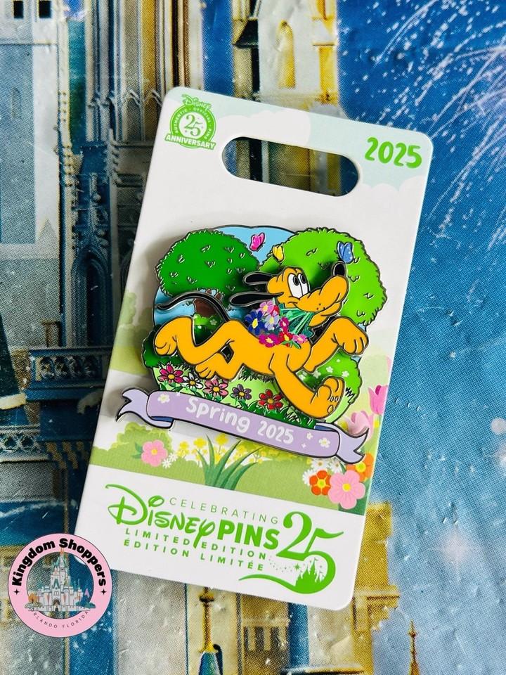 2025 Disney Parks Spring Season Pluto Pin LE 1250 | eBay