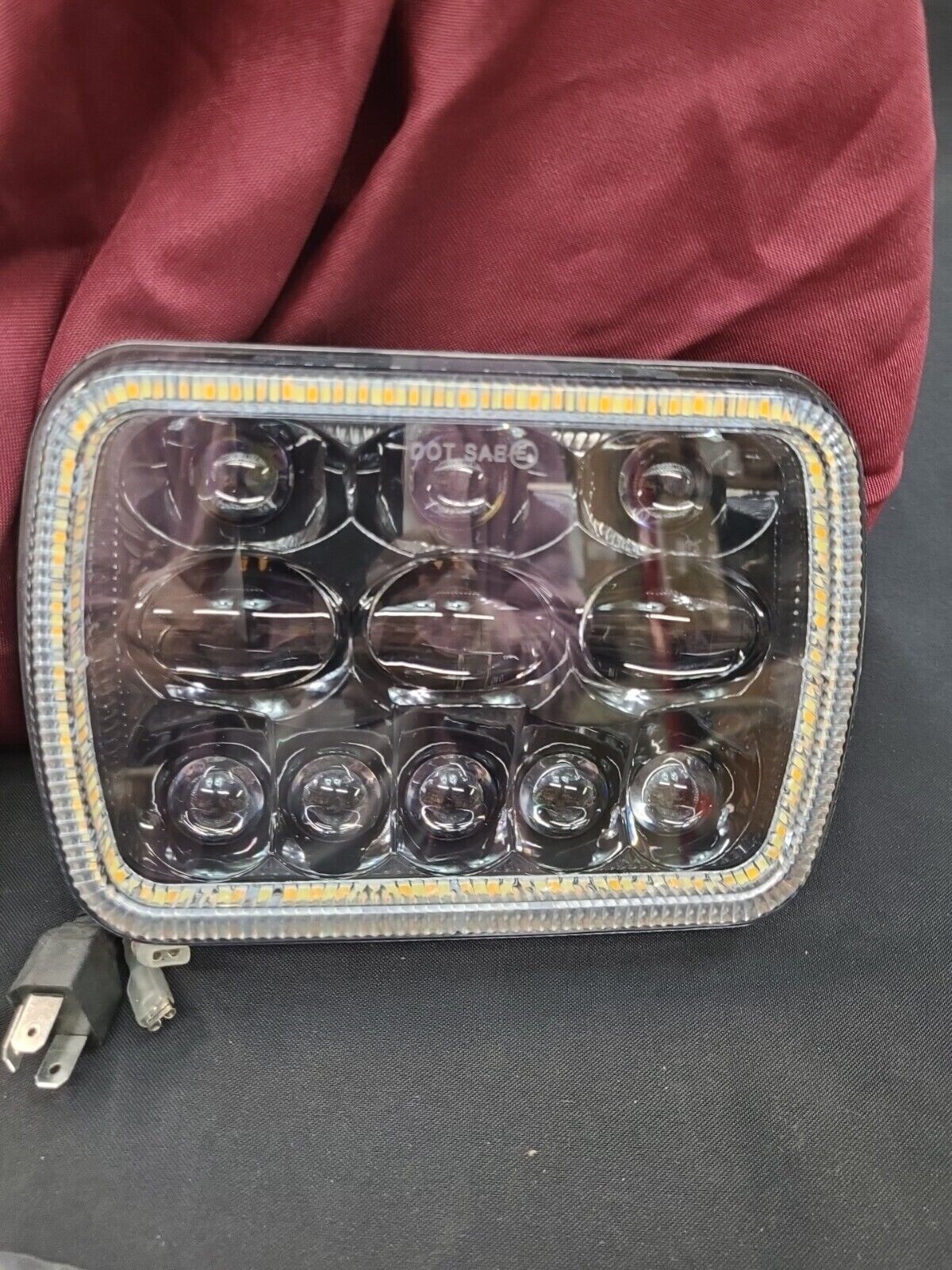 QP003893 DOT 5"X7" Led PAIR Headlights FOR H6054 Xenon Halogen ...