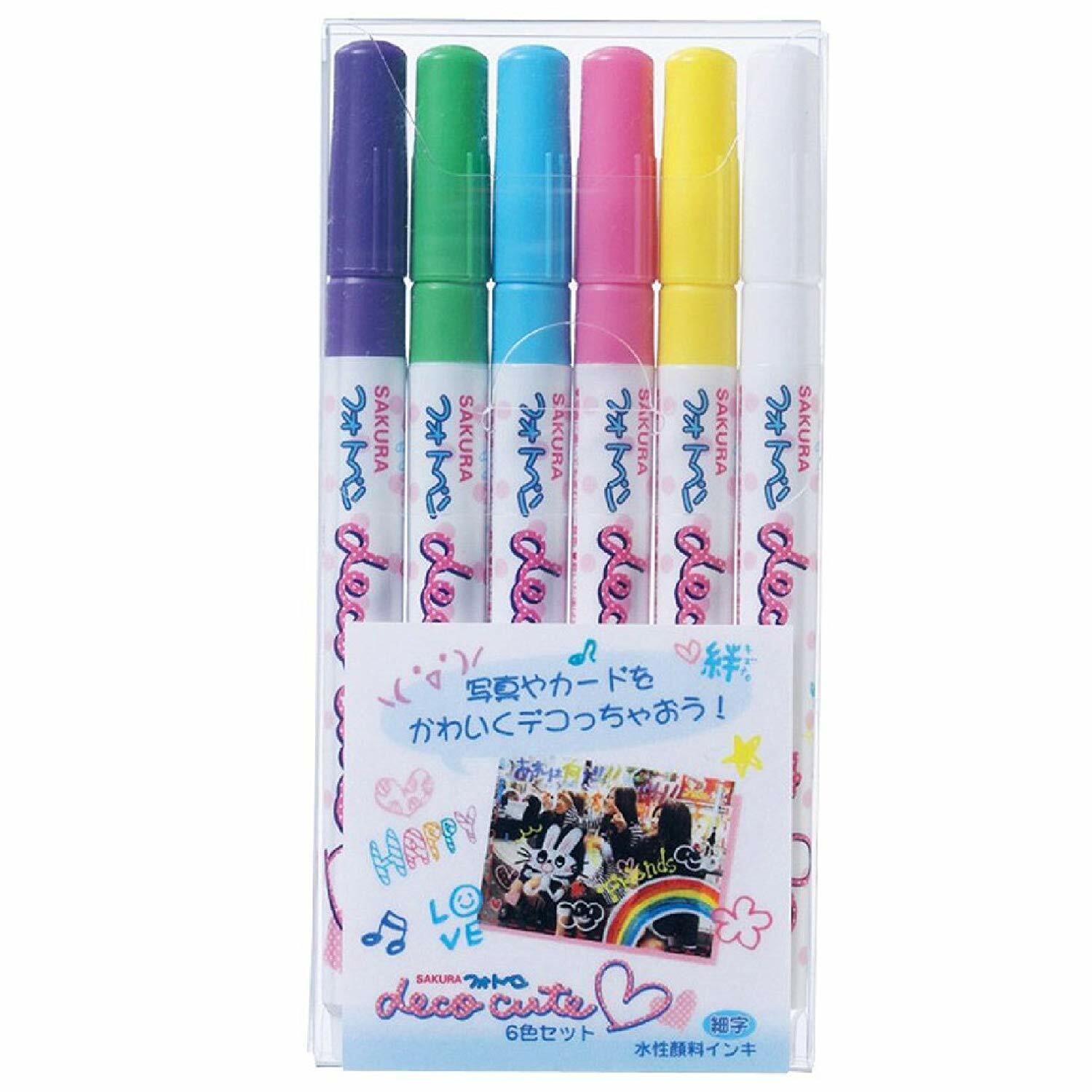 Sakura deco cute photo pen water based markers Choose from 2 Type ZHK ...