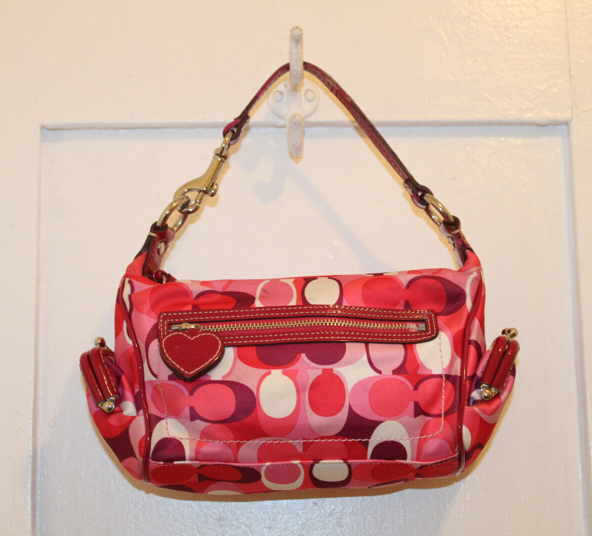 COACH Limited Edition Valentines Day Scarf Print Bag … - Gem