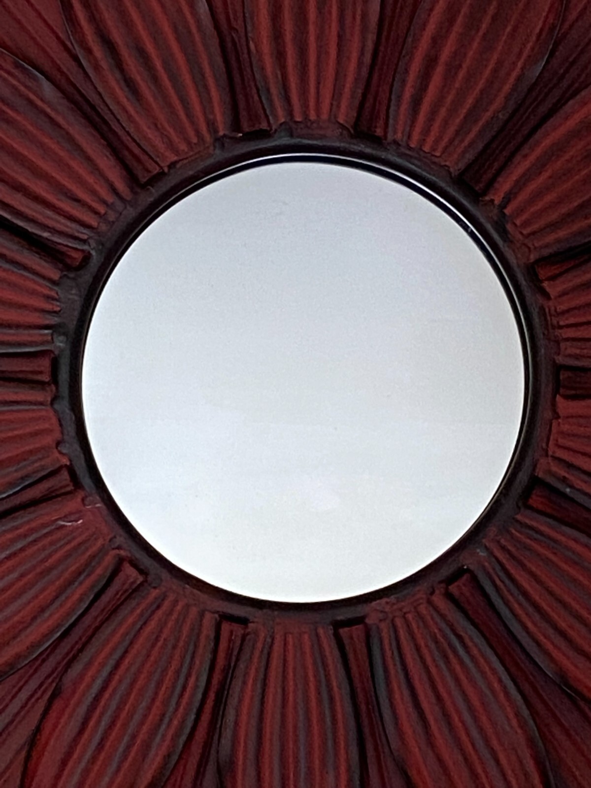 Vtg. Pier 1 Wall Mirror Sunburst Star Flower Shaped Round Mirror Metal ...