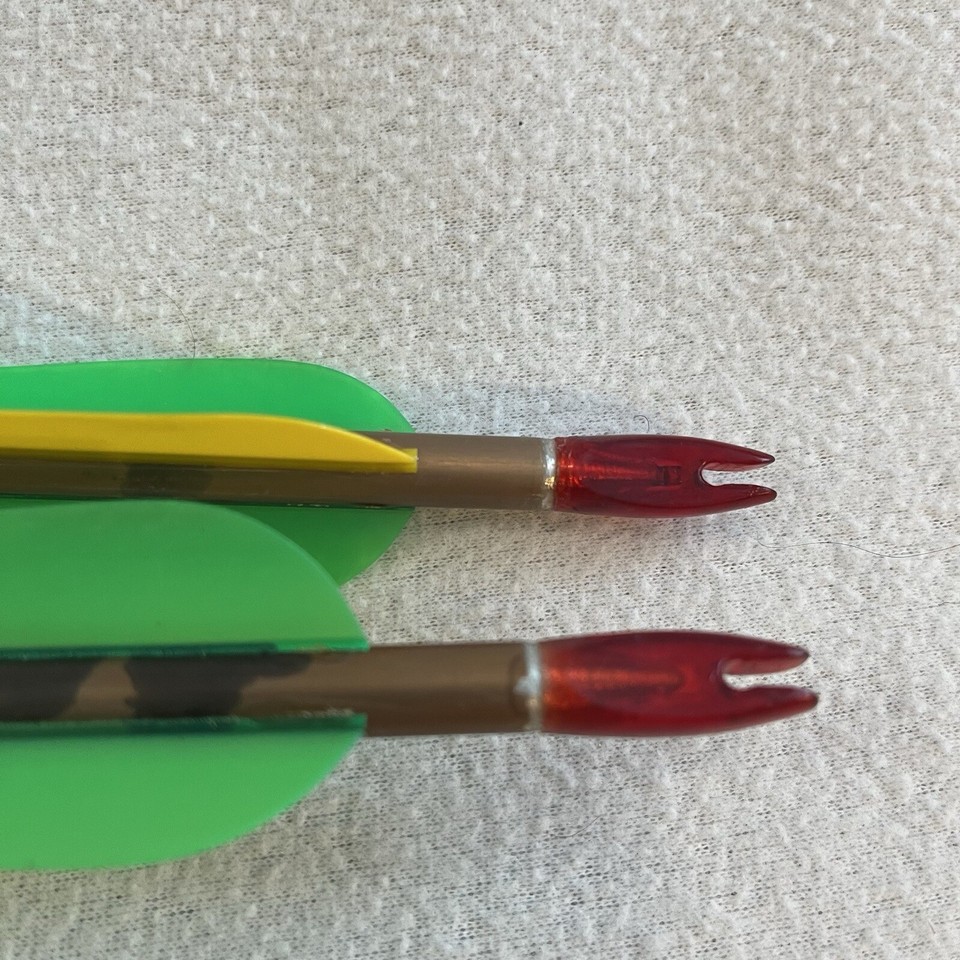 Lot of 2 Easton Gamegetter II 2216 Camo Game Getter II Aluminum Arrow ...