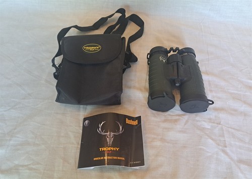 Bushnell 10x42mm Trophy XLT Bone Collector Binoculars FOV 325ft w/ Case ...