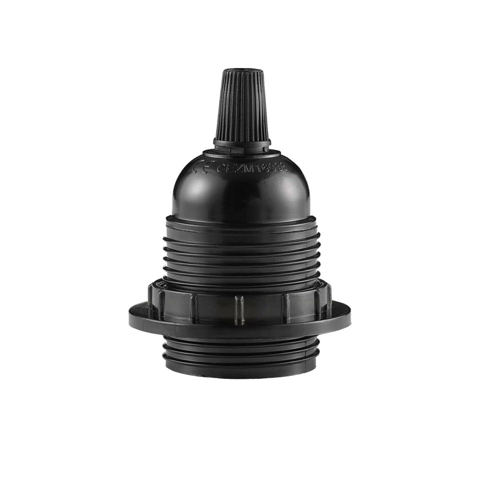 E27 Edison Screw Cap Socket Pendant Ceiling Light Lamp Bulb Holder ...