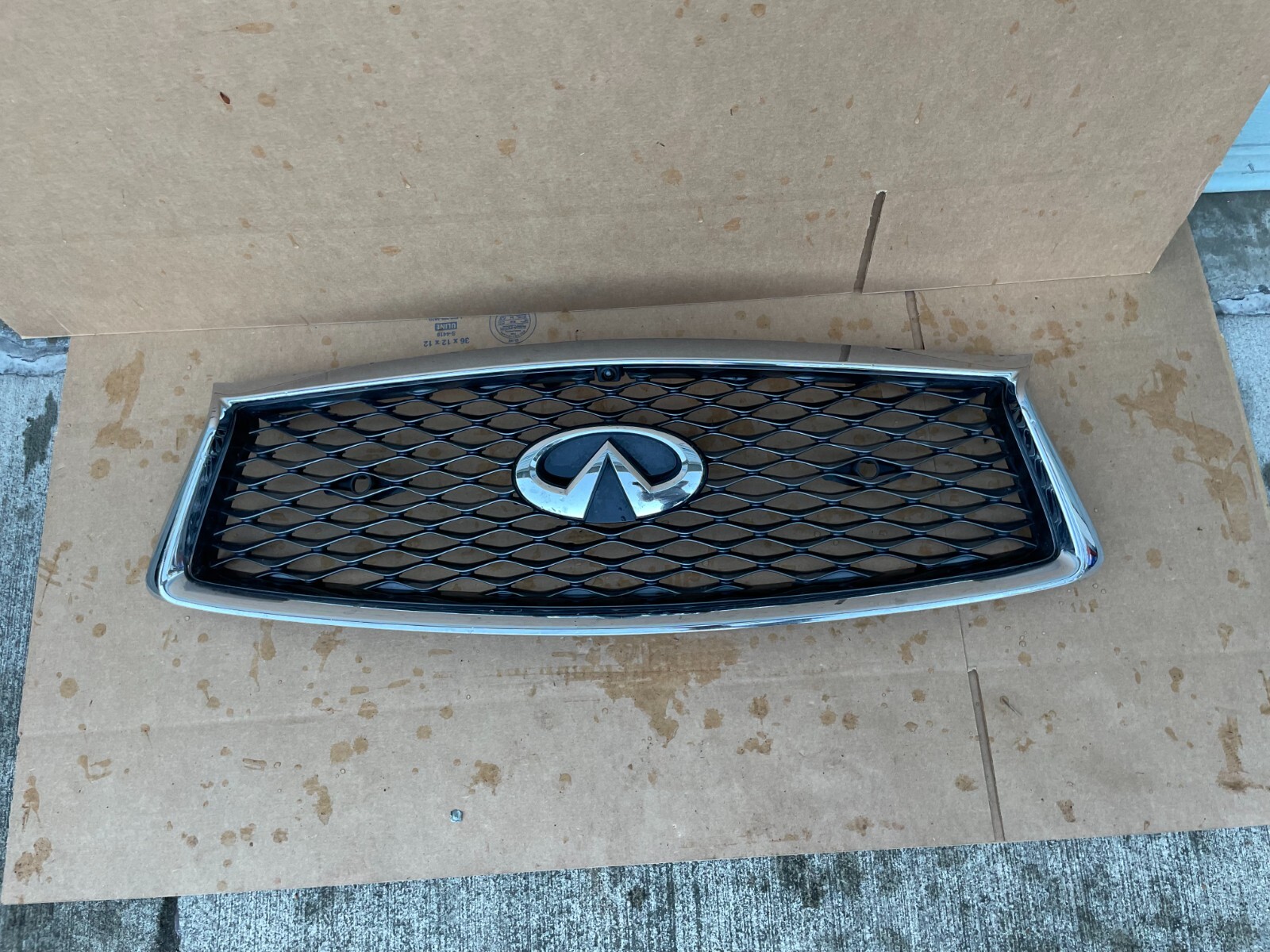 2018 2019 2020 2021 INFINITI Q50 GRILLE CHROME OEM 62310-6HM0C WITH ...