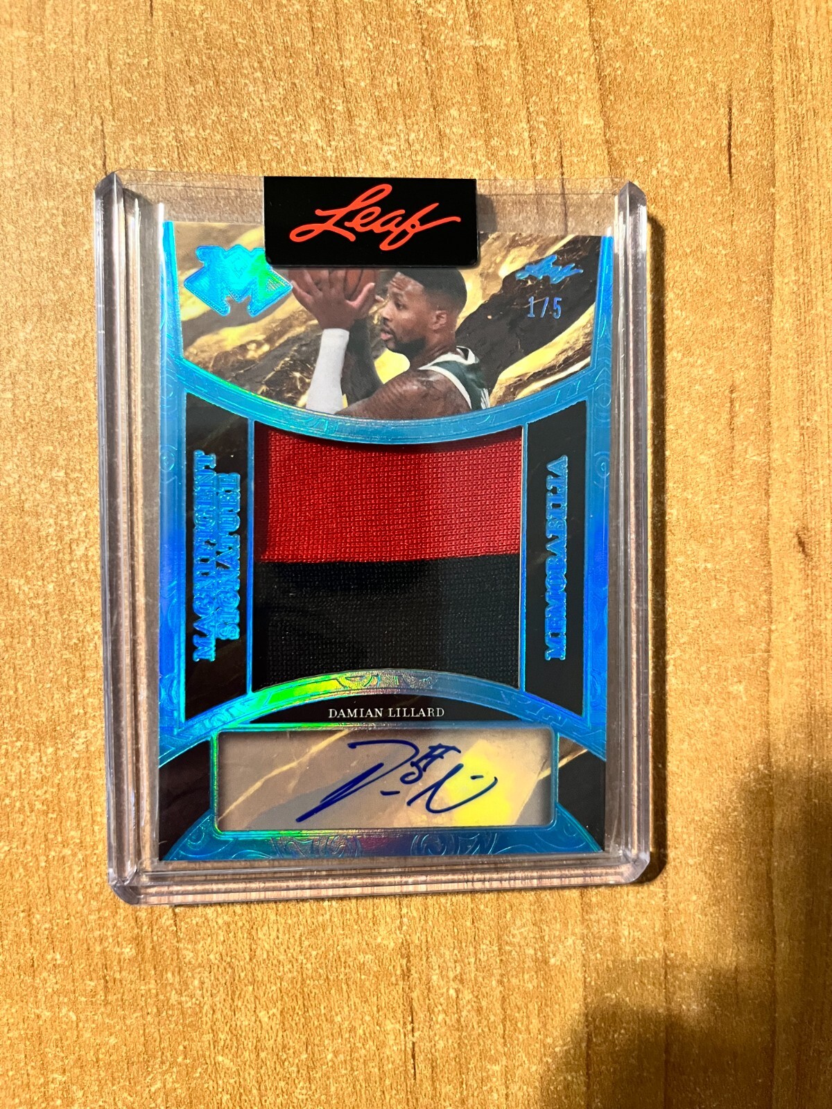 2023 Leaf Magnificence - Damian Lillard - Magnificent Memorabilia Patch ...