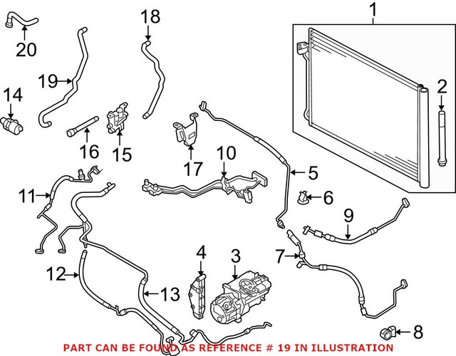 BMW 64216955922 Genuine OEM Factory Original Inlet Hose for sale online ...
