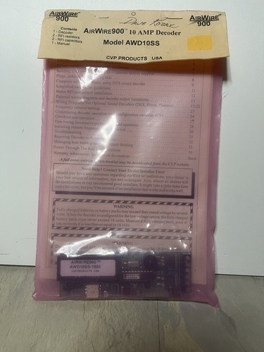 CVP AWD10SS-1895 Airwire 900 10 AMP Decoder | eBay