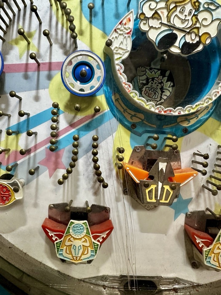 Vintage 1977 Sankyo Pachinko Machine Japan Anime Design Retro Arcade ...