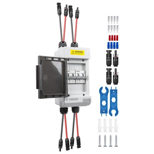 Solar Panels Disconnect Switch 30A 1000VDC PV Shut Off Switch 2 String ...