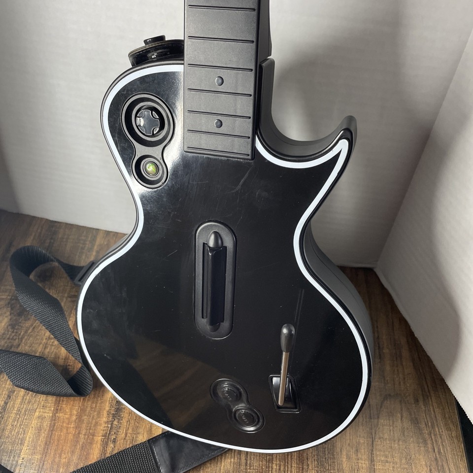Guitar Hero Xbox 360 Red Gibson Les Paul Wireless Controller - Working ...