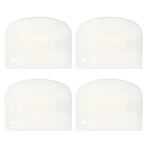 Cake Plastic Tools Pastry Dough Scoring White Spatulas for Kitchen Use ...