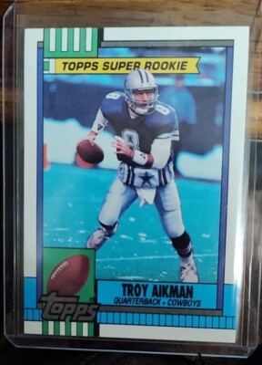 Troy Aikman rookie card 1990 Topps - #482 | eBay