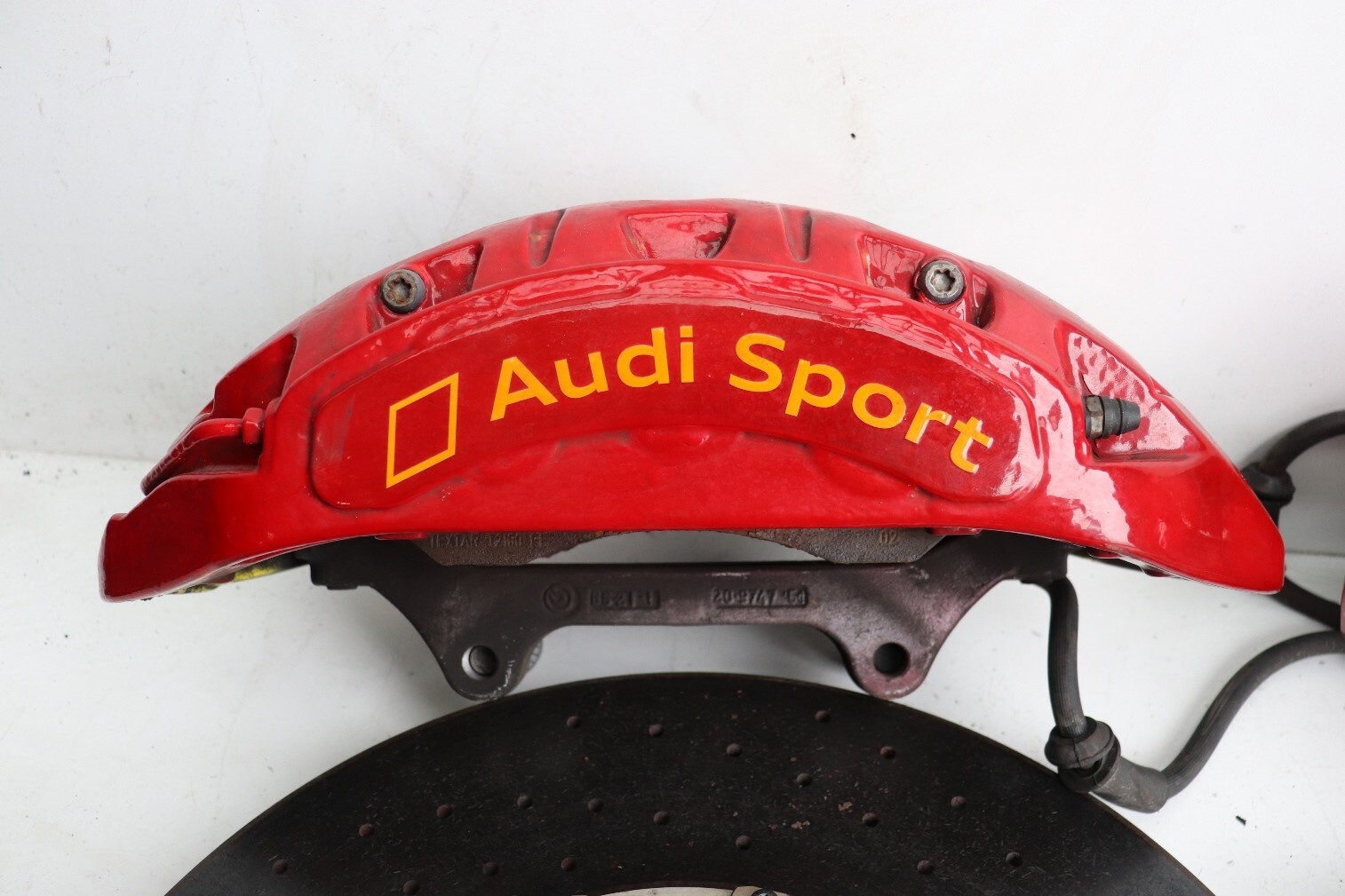 Audi RS5 B8 8T 2013 Front 6 Piston Carbon Ceramic Brake Caliper Disc ...