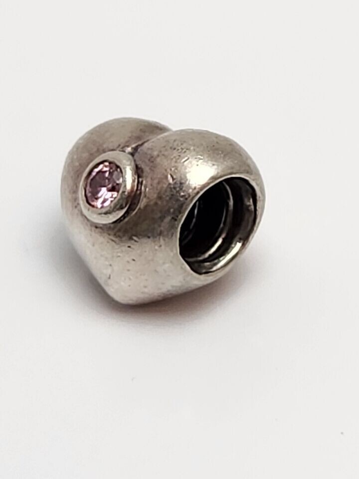 Authentic Pandora Sterling Silver Pink Sparkling Hear… - Gem
