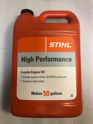 Stihl 50 gallon mix 50:1 2-Cycle HP Oil 1 gallon bottle 50 gal mix OEM ...