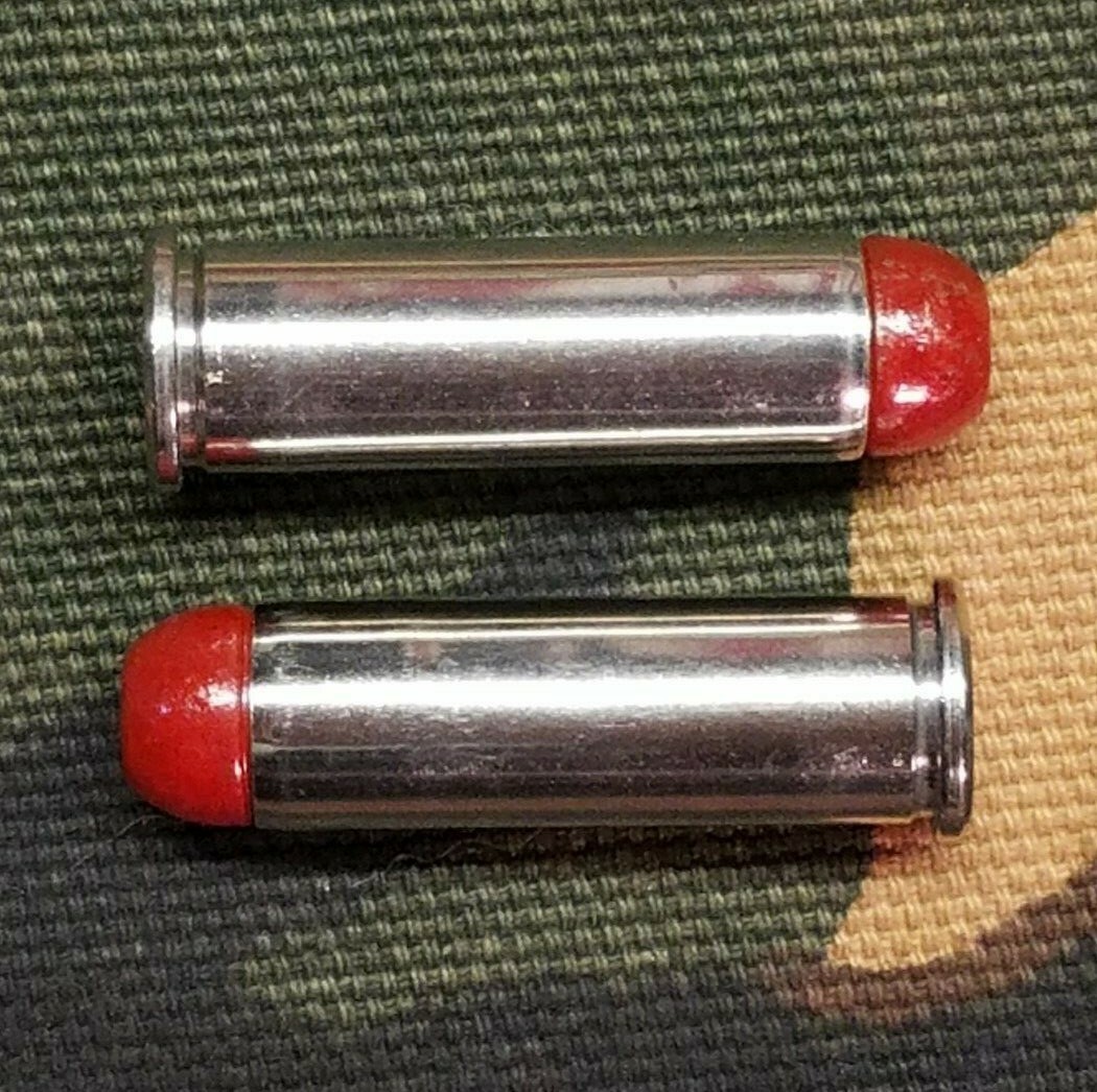38 SPECIAL SNAP CAPS SET OF 6, RED AND NICKEL, REAL 125gr WEIGHT!!! | eBay