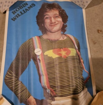 Vintage 1970s Robin Williams Poster 16 X 22 Very Rare Variant Normally ...